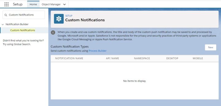 How to send Custom Desktop/Push Notifications in Salesforce – TrueSolv